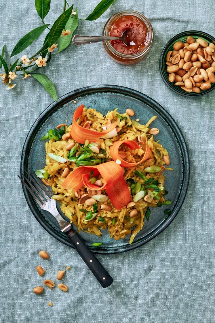 Nasi goreng med jordnötter och mango chutney - Recept - Linas Matkasse