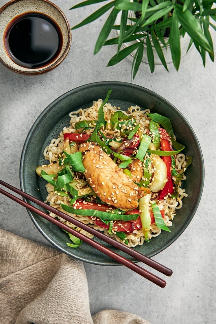 Kinesisk kycklingwok - Recept - Linas Matkasse
